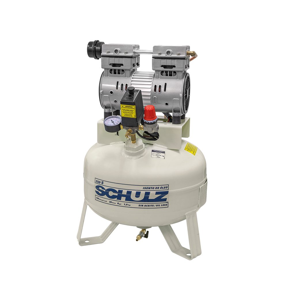 "High-Quality Schulz Oil-Less Air Compressors: Single Stage, Tank ...